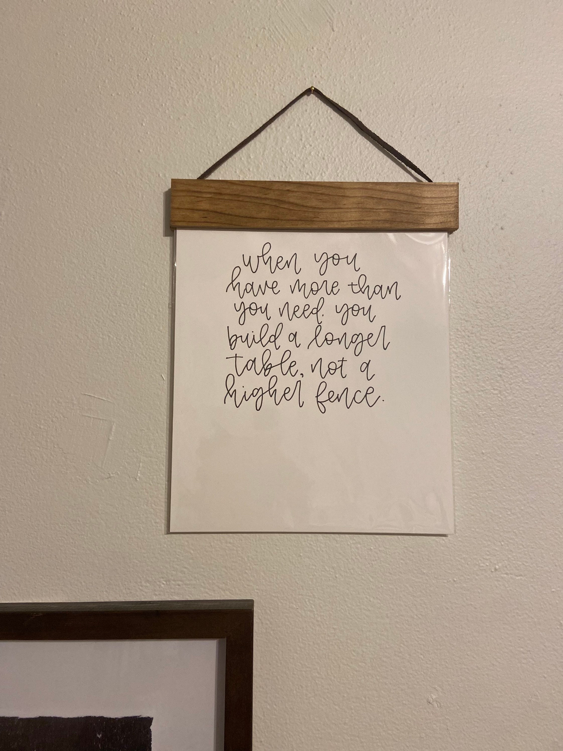 Hanging Wood Frame | Etsy