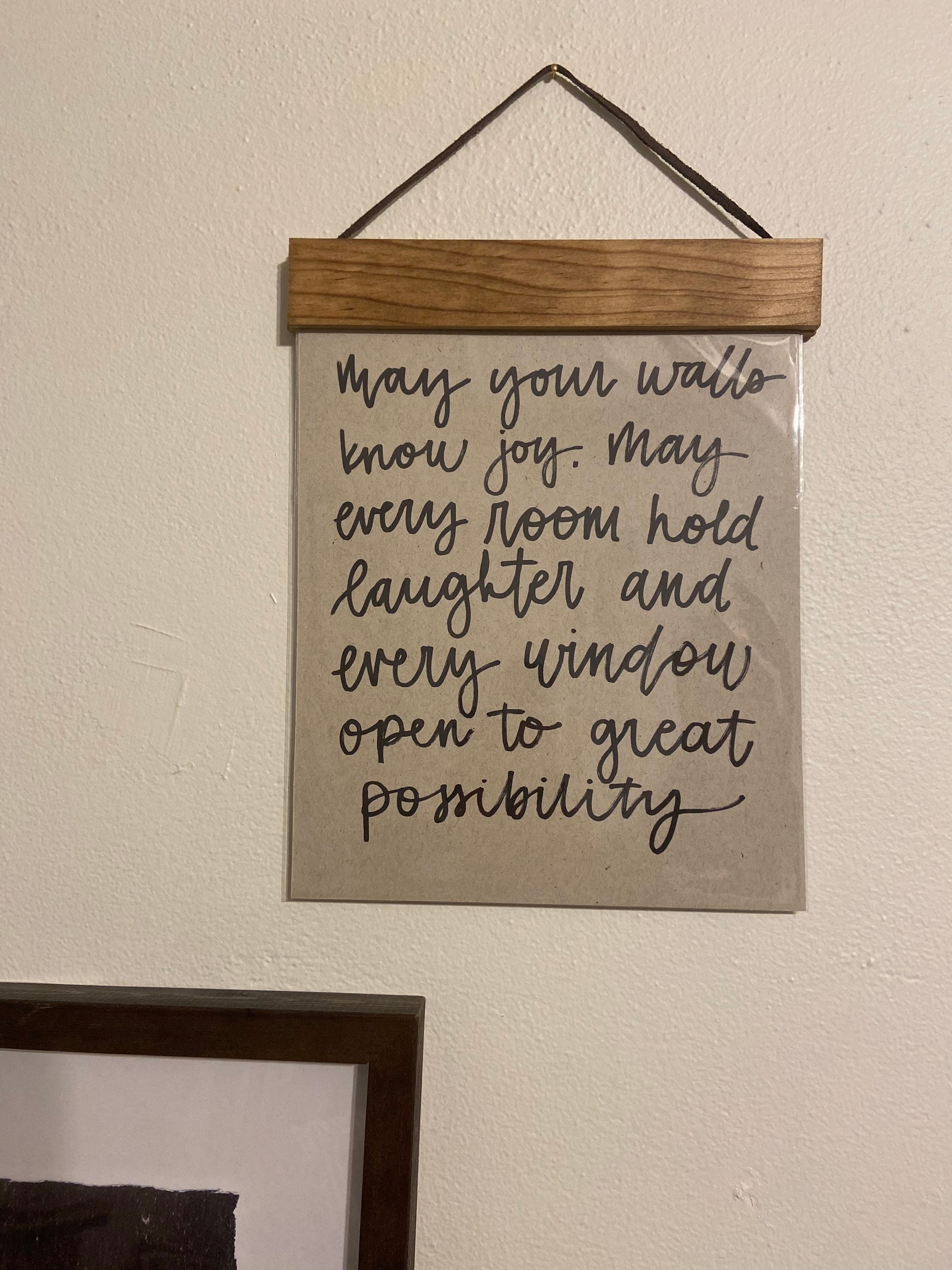 Hanging Wood Frame - Etsy