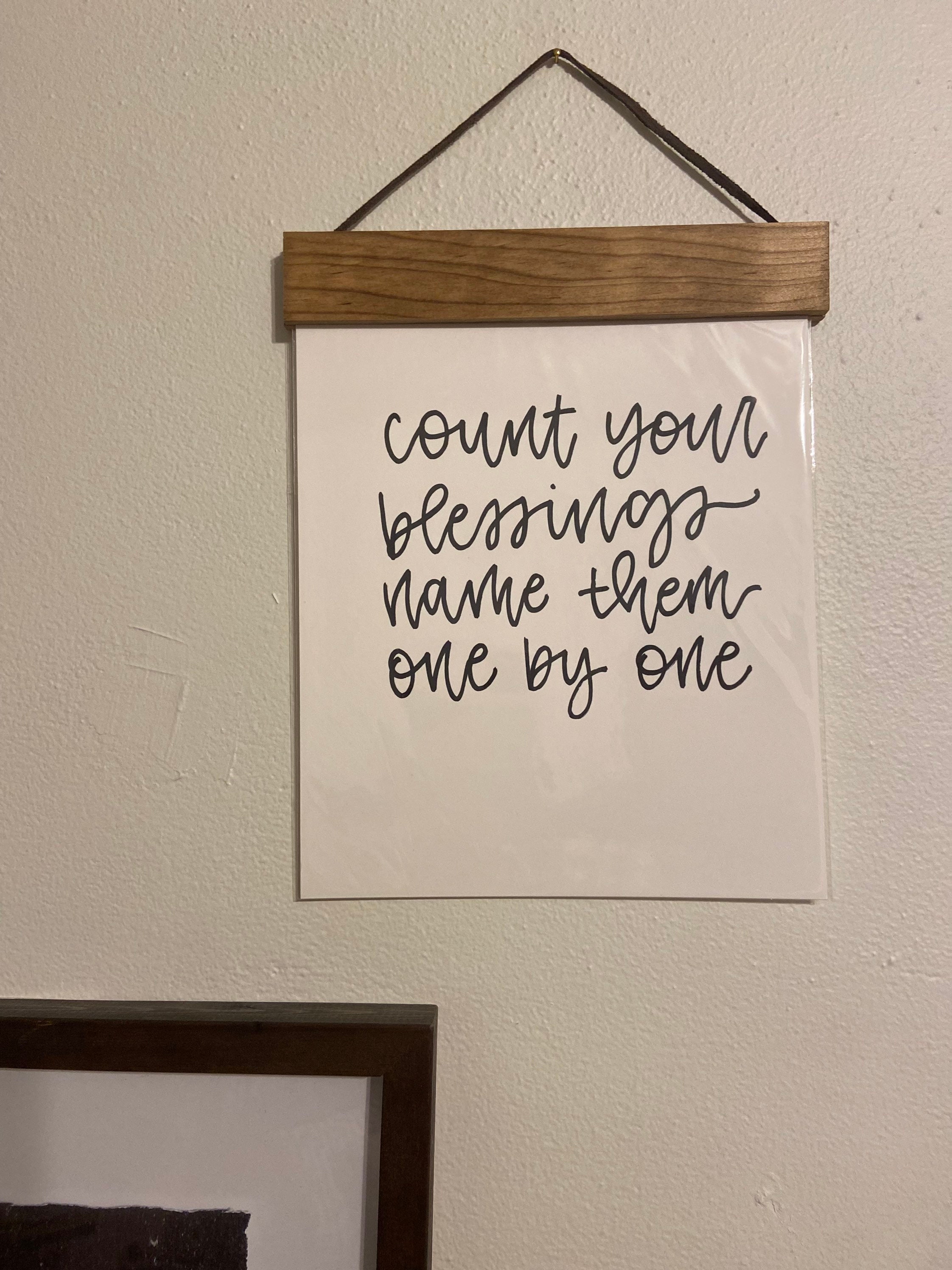 Hanging Wood Frame - Etsy