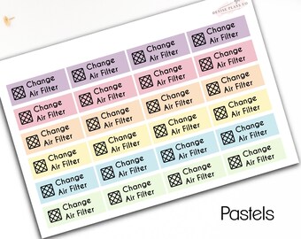 Filter Change Reminders set of 40 Item 363 - Etsy