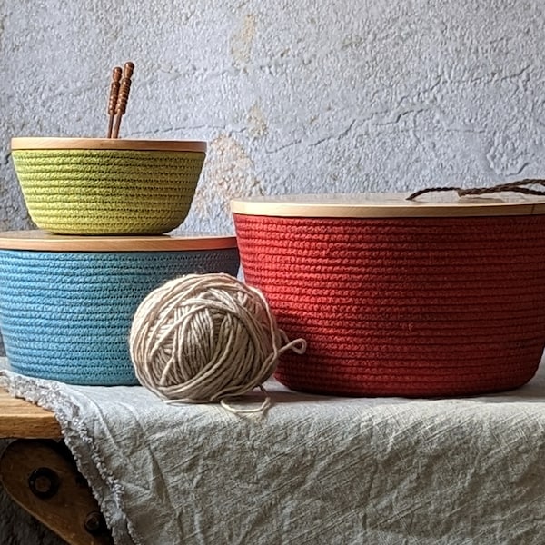 Knitting Basket - Etsy