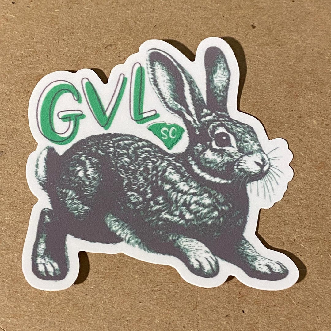 GVL, SC Sticker: Waterproof Glossy Vinyl Decal | Greenville | Swamp ...