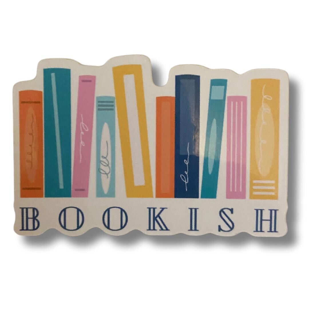 Bookish Sticker | Waterproof | Glossy | Vinyl | Laptop Decal | Water ...