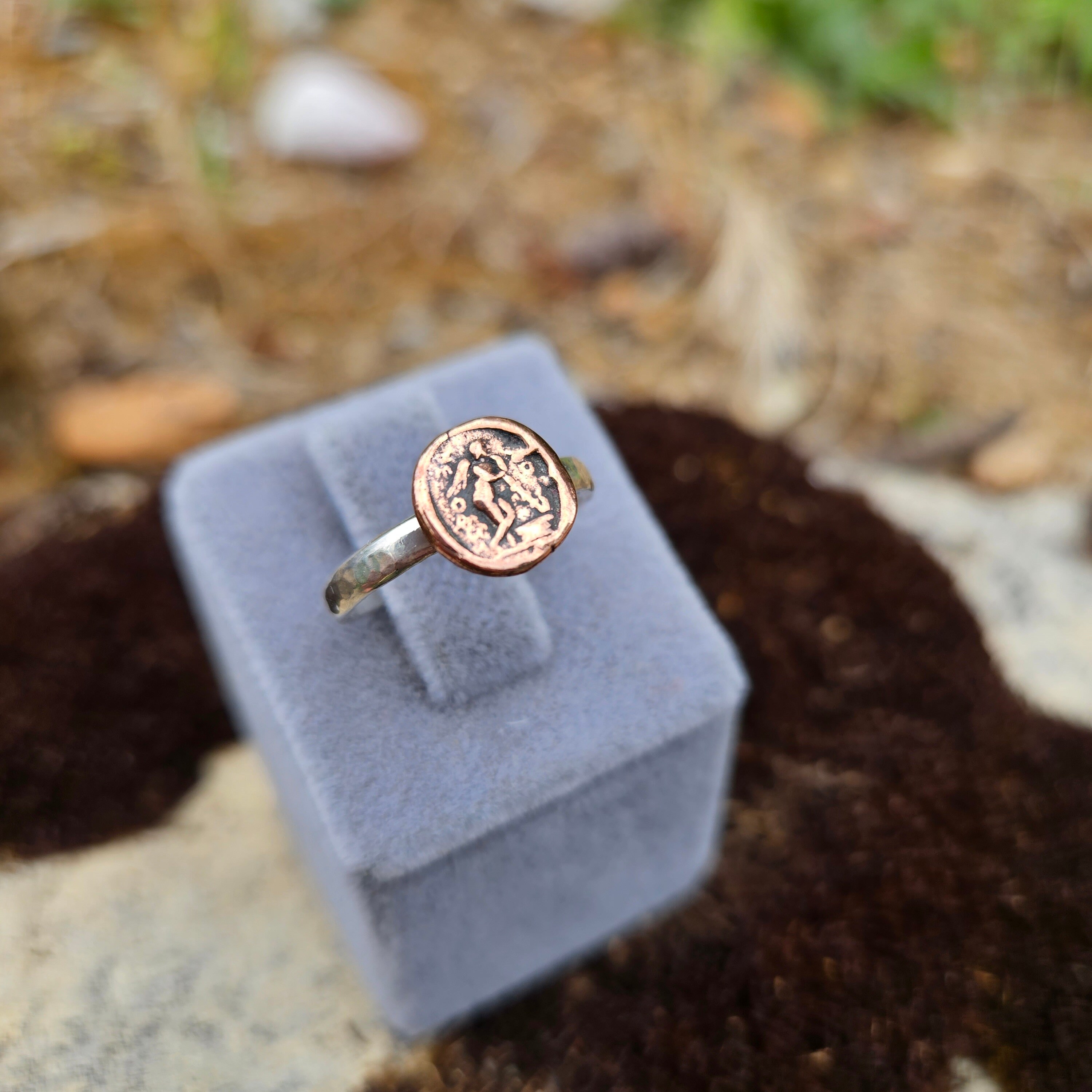 Bee Ring Sterling Silver Gold Vermeil