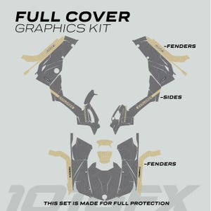 Can-am OUTLANDER G2 Graphics Kit EXPLORER Grey Sand for 650 / 800 ...
