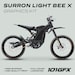 Surron Light Bee X Graphics Kit CARBON ORIGINAL Decals Stickers ...