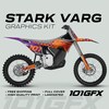 Stark Varg Graphics Kit SOUL FLAME Black Mint Decals Stickers Laminated ...