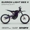 Surron Light Bee X Battery Stickers BATTERY ONE Decals, Graphics Kit ...