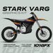 Stark Varg Graphics Kit RACE BLACK WHITE Decals Stickers Laminated ...