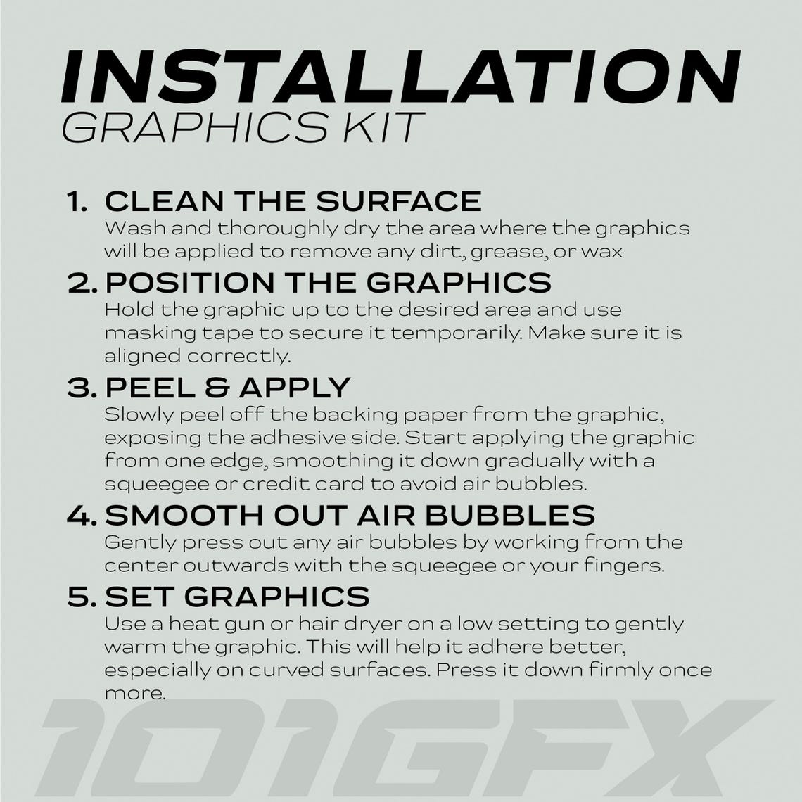 Talaria Sting MX5 PRO Graphics Kit SOLID COLOR White Decals Stickers ...