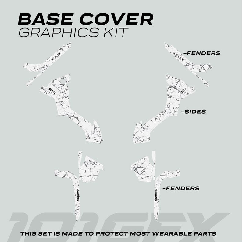Can-am OUTLANDER G2 Graphics Kit SCRATCHY WINTER for 650 / 800 / 1000 ...