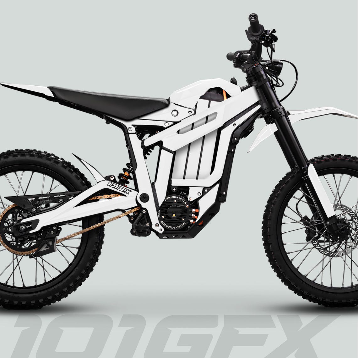 Talaria Sting MX5 PRO Graphics Kit SOLID COLOR White Decals Stickers ...