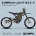 Surron Ultra Bee Graphics Kit FOX RACE LINE Black Grey Decals Stickers ...