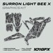 Surron Light Bee X Graphics Kit SQUARE TEK Grey Stickers Decals ...
