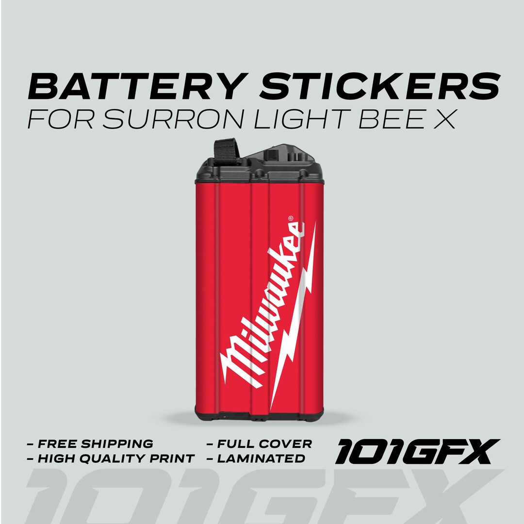 Surron Light Bee X Battery Stickers BATTERY DUO Decals, Graphics Kit ...