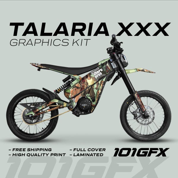 Surron Light Bee X Graphics Kit SPLAT CAMO PURPLE Decals Stickers ...