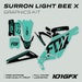 Surron Light Bee X Graphics Kit FOX DUST Mint Black Decals Stickers ...