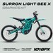 Surron Light Bee X Graphics Kit FOX RACE LINE Mint Black Decals ...