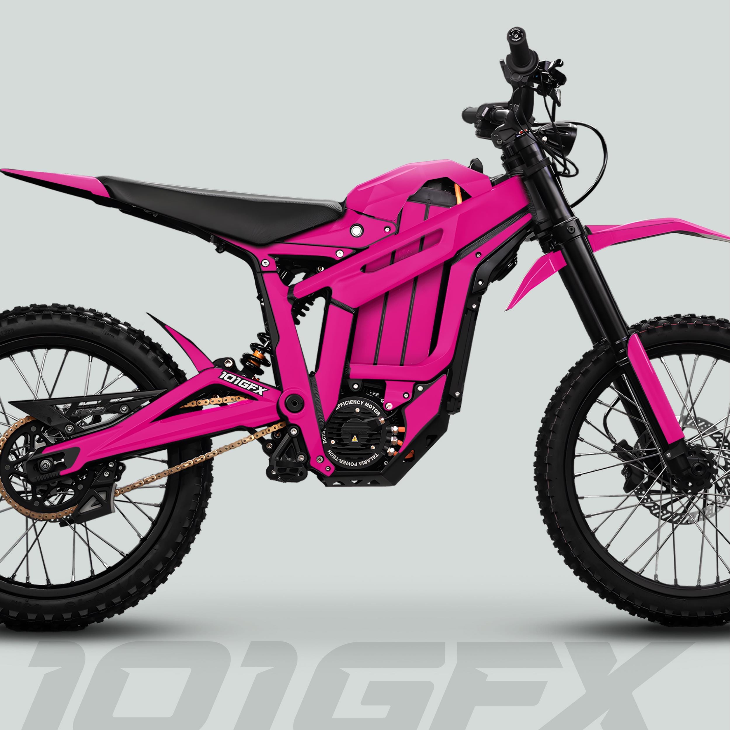 Talaria Sting MX5 PRO Graphics Kit SOLID COLOR Magenta Decals Stickers ...
