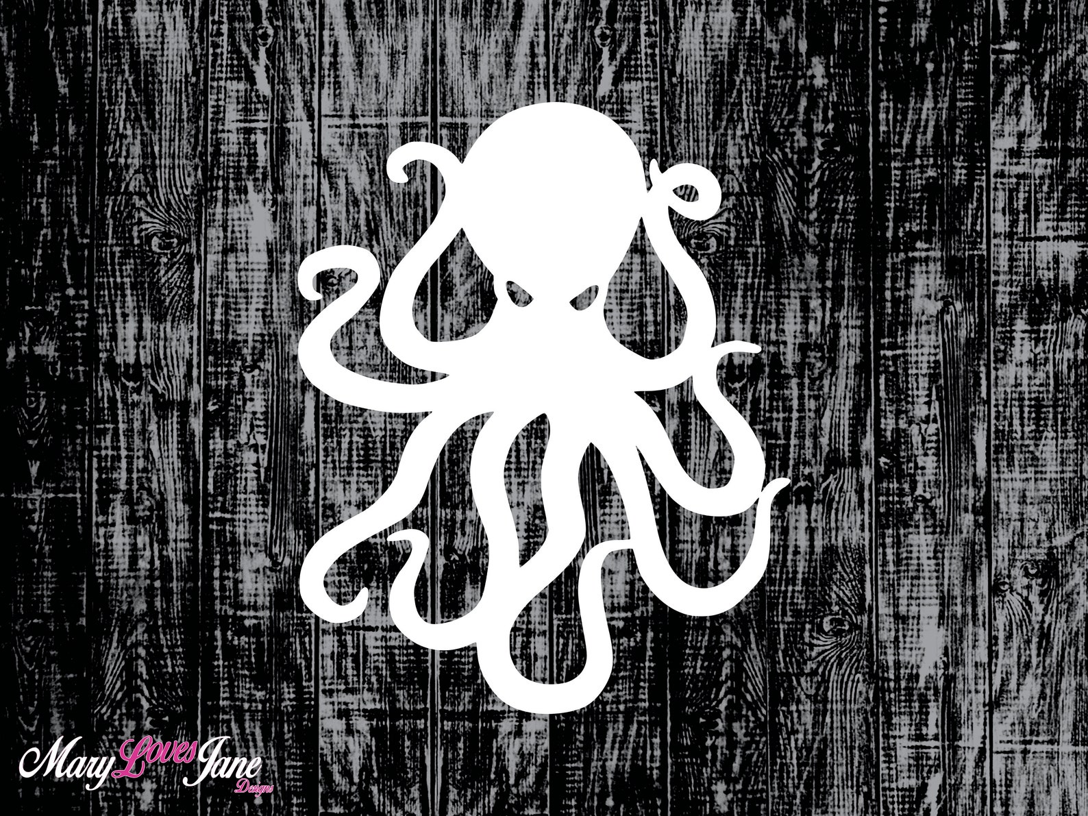 Angry Octopus Vinyl Decal Angry Octopus Vinyl Sticker Car | Etsy