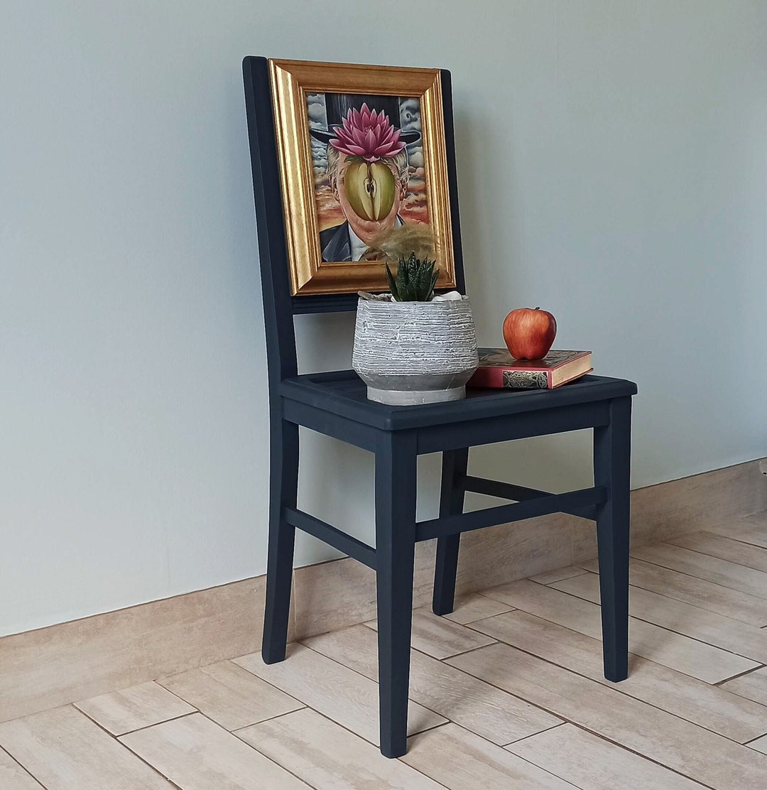 Vintage Magritte Chair in Painted Wood - Etsy