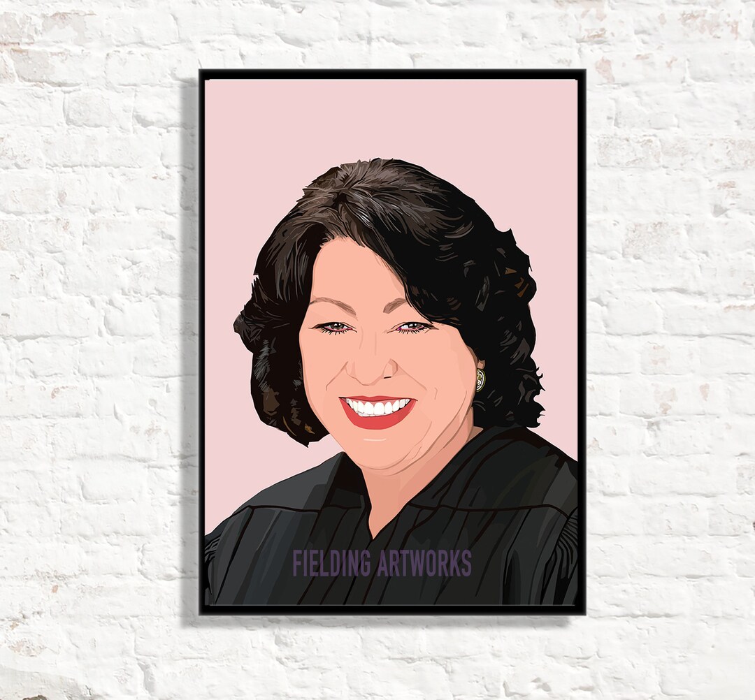 Sonia Sotomayor Print, Ladies of Leadership Poster, Justice of the ...