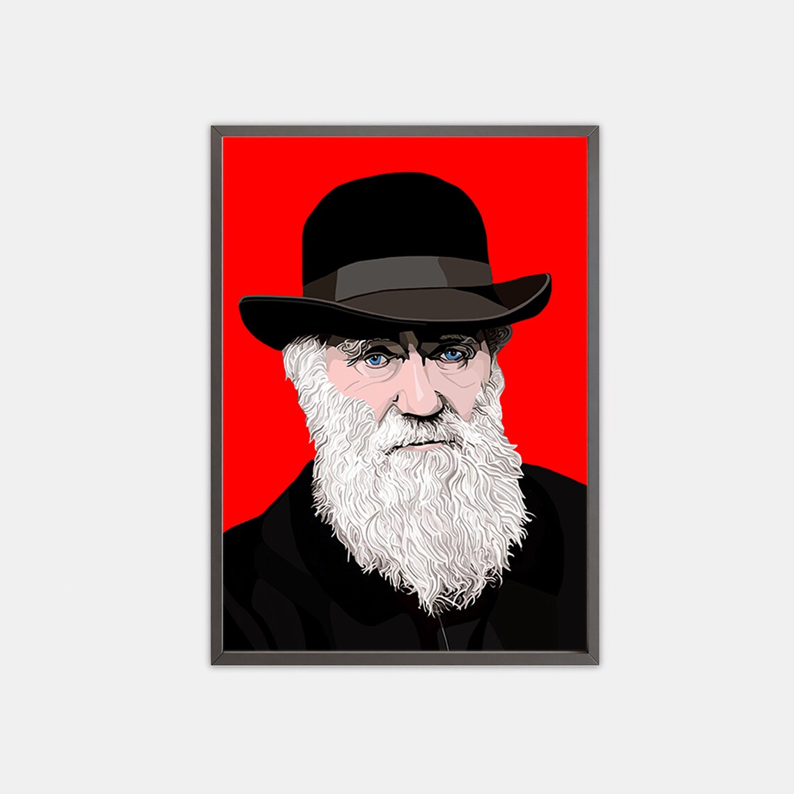 Charles Darwin Print Charles Darwin Pop Art Classroom Decor - Etsy UK