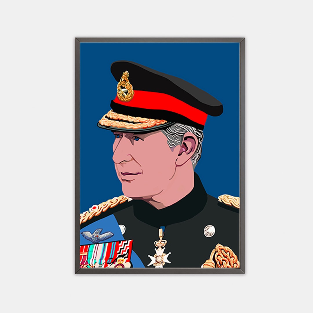 KING CHARLES 3rd, King Charles III Print, United Kingdom King, Uk Royal ...