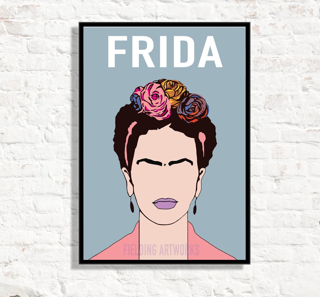 Frida Kahlo Print, Frida Poster, Latina Poster, Mexican Artist ...