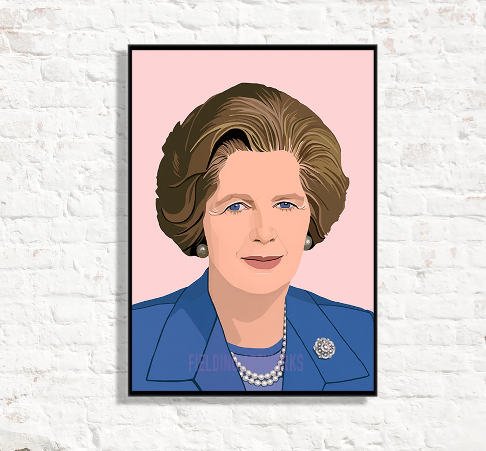 Margaret Thatcher Print Feminist Margaret Thatcher Poster - Etsy UK