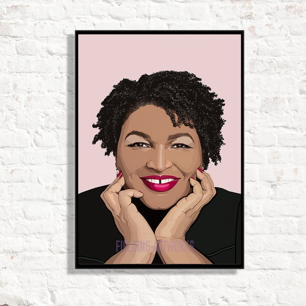 Stacey Abrams Poster - Etsy