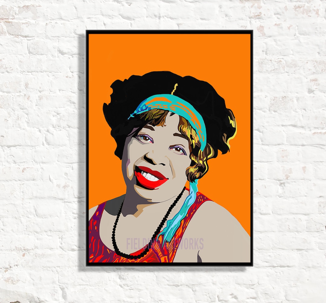 Ma Rainey, Ma Rainey Pop Art Print, Colorful Art, "mother of the Blues ...