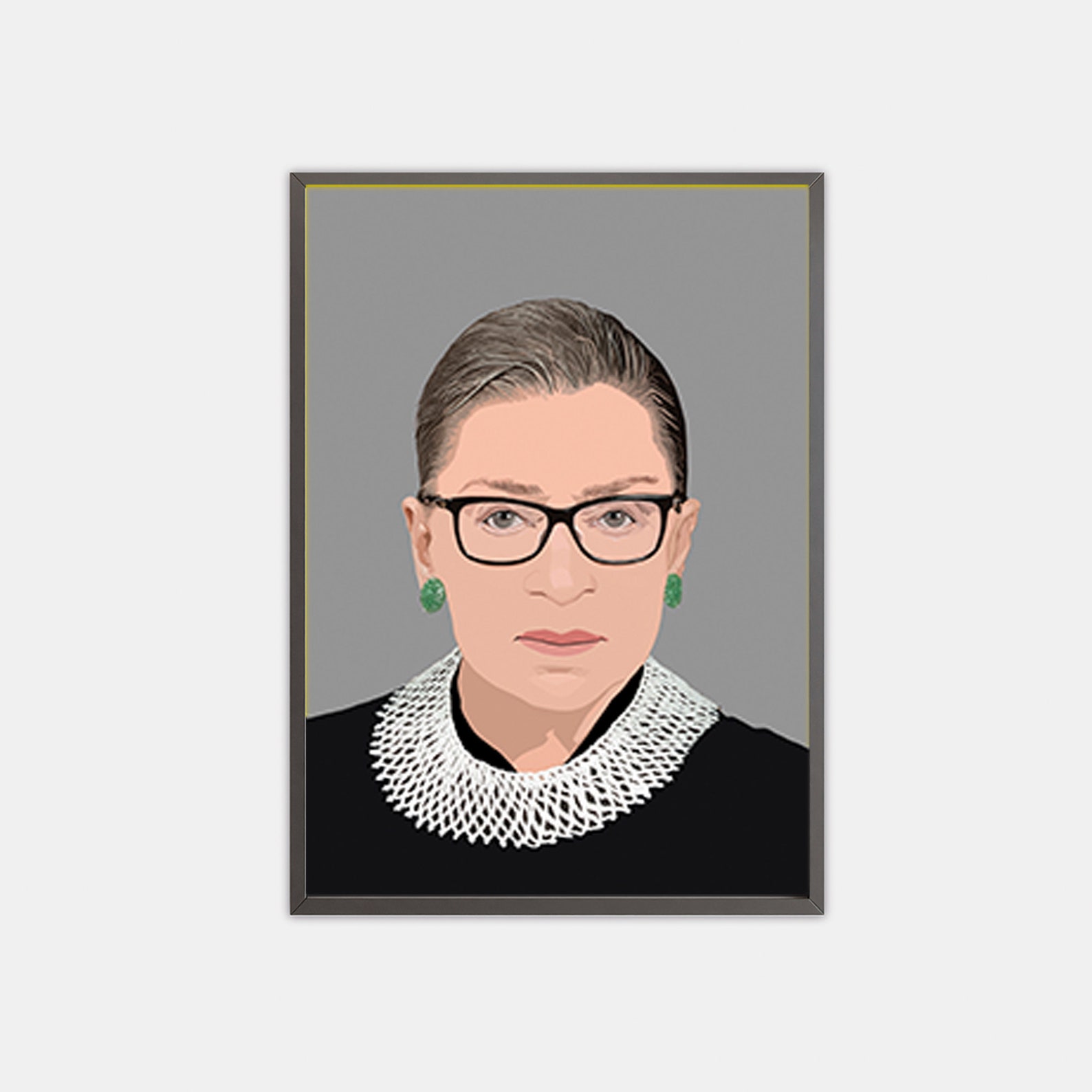 Ruth Bader Ginsburg Print Feminist Icon RBG Supreme Court - Etsy