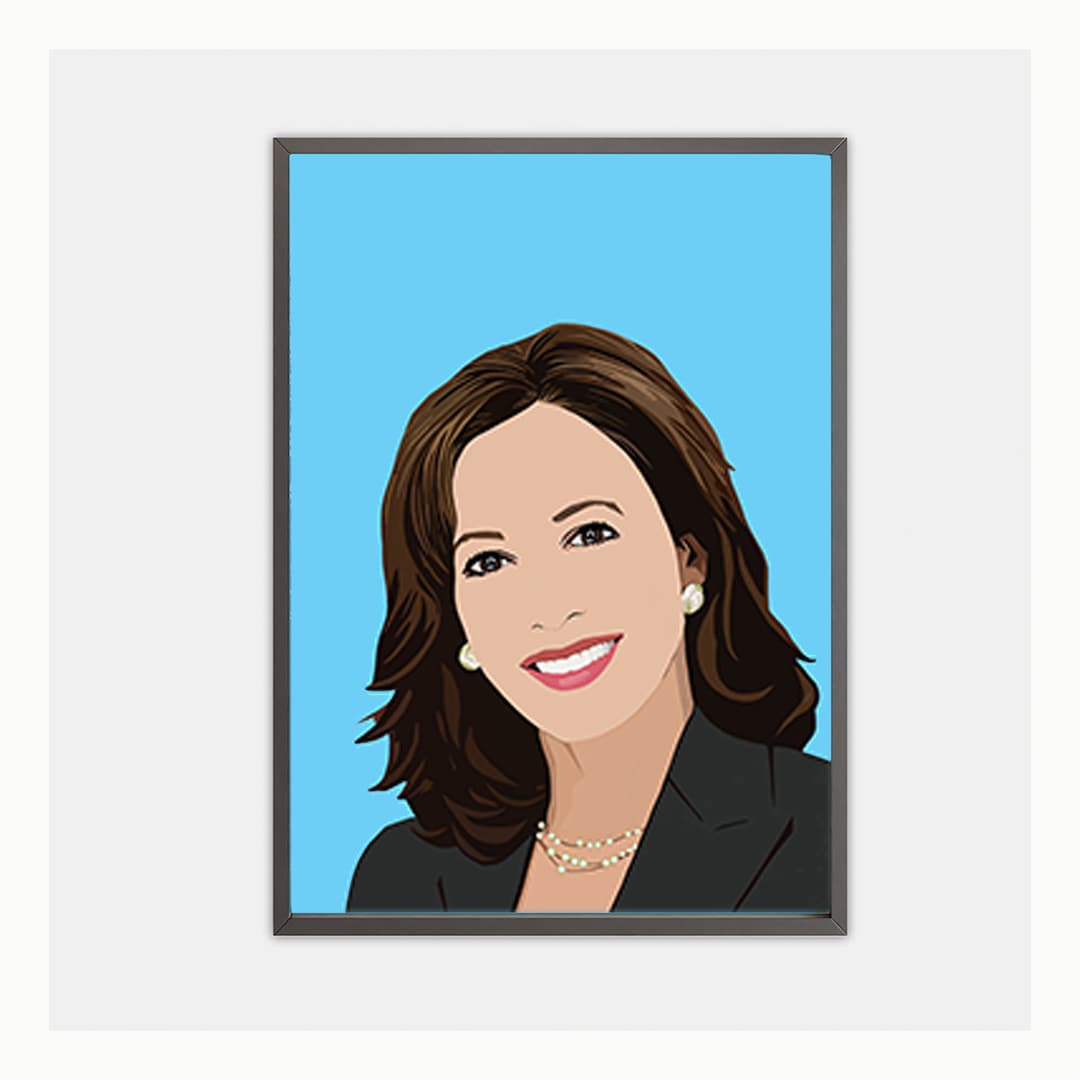 Kamala Harris PRINTABLE Last Minute Gift, US Vice President, Create a ...