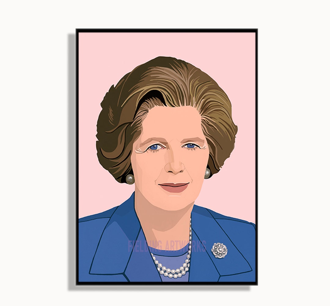 Margaret Thatcher Print, Feminist, Margaret Thatcher Poster, the Iron ...