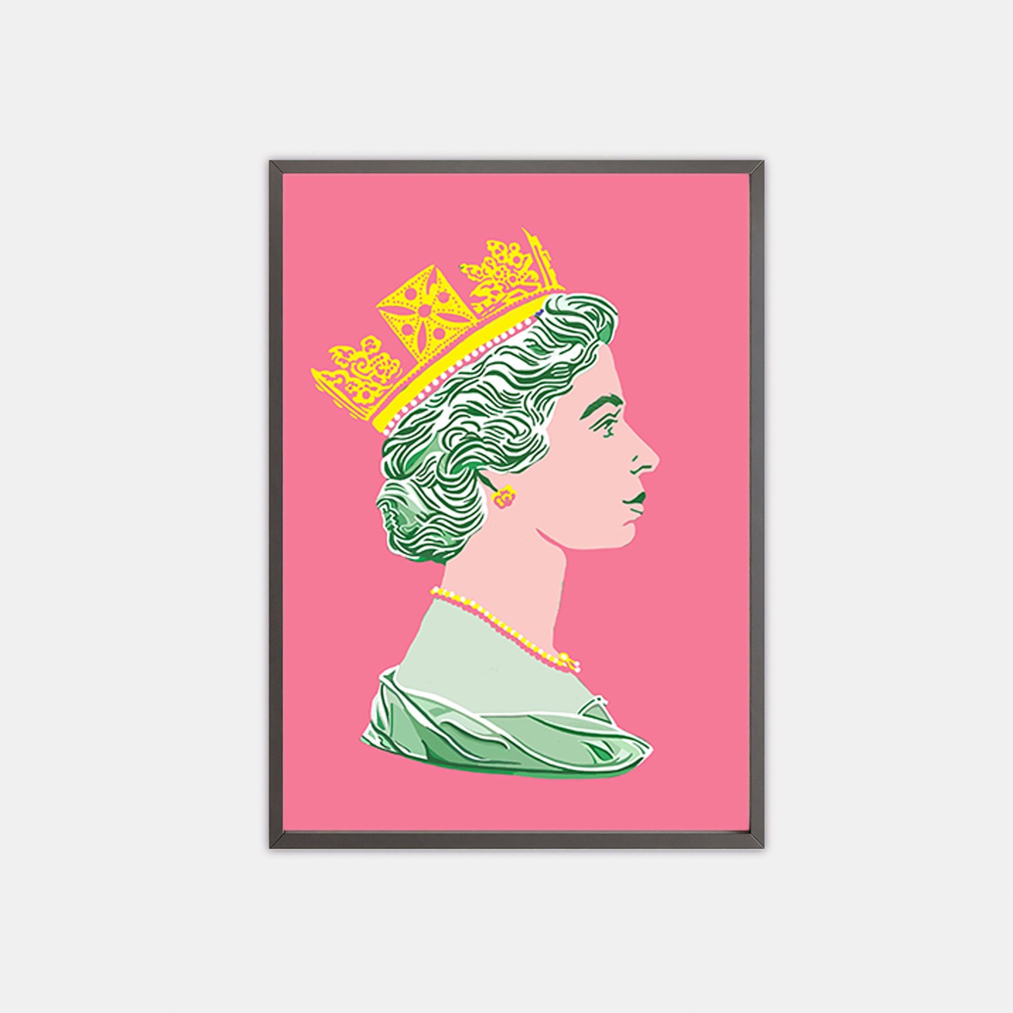 British Queen Queen Elizabeth Print Poster UK Queen - Etsy
