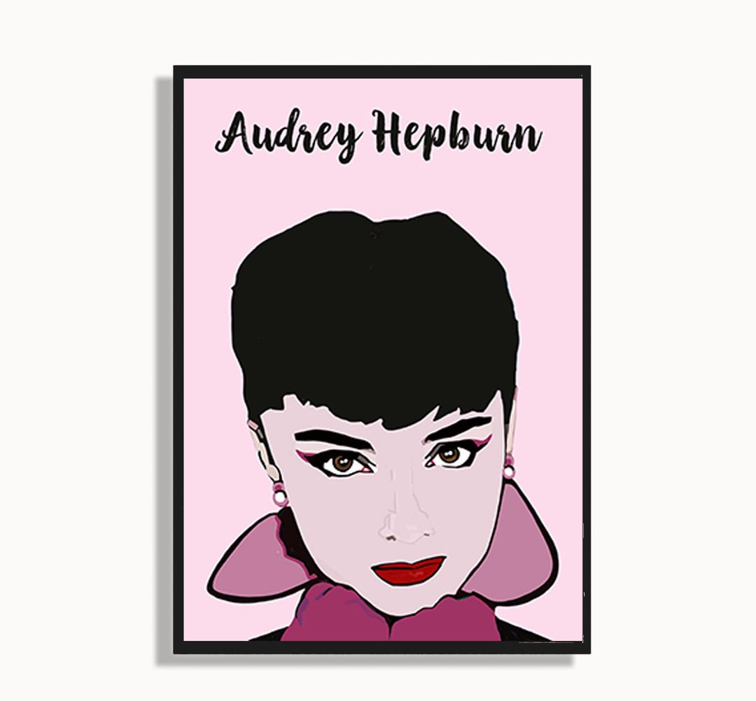 Audrey Hepburn Print, Roman Holiday Poster, Iconic Audrey Hepburn ...