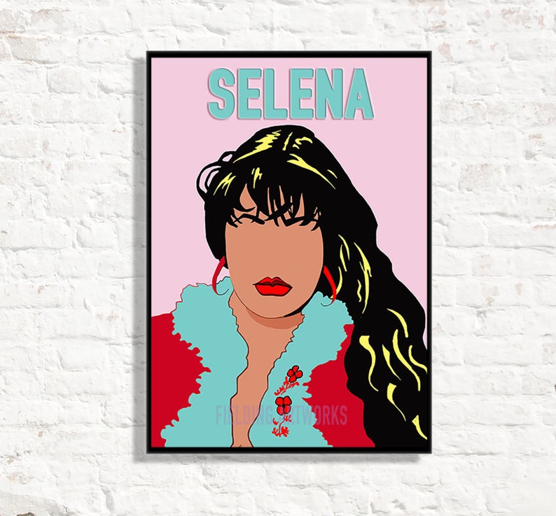 Selena Quintanilla-pérez Art Print: Latina Music Icon - Etsy