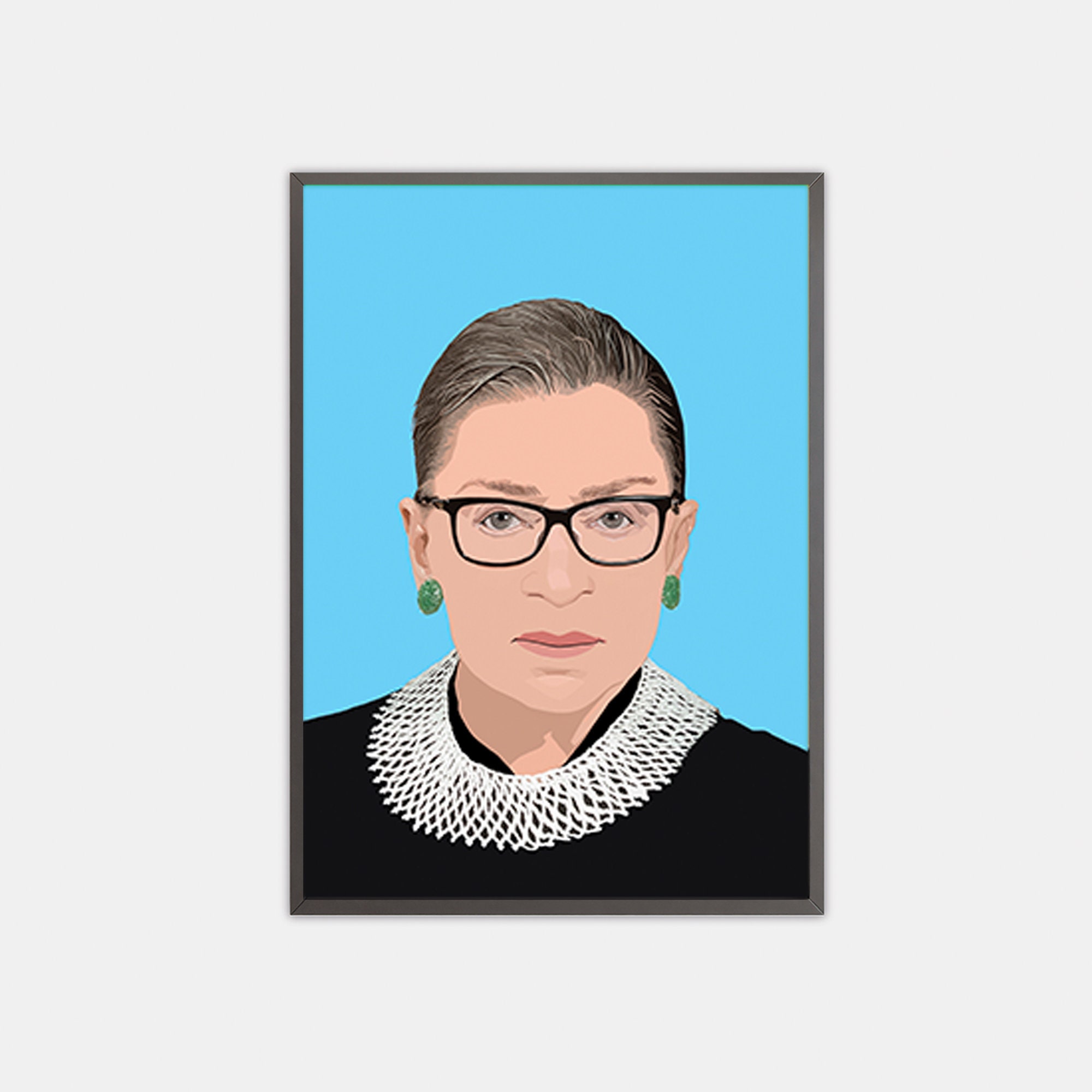 Ruth Bader Ginsburg Print Feminist Icon RBG Supreme Court - Etsy
