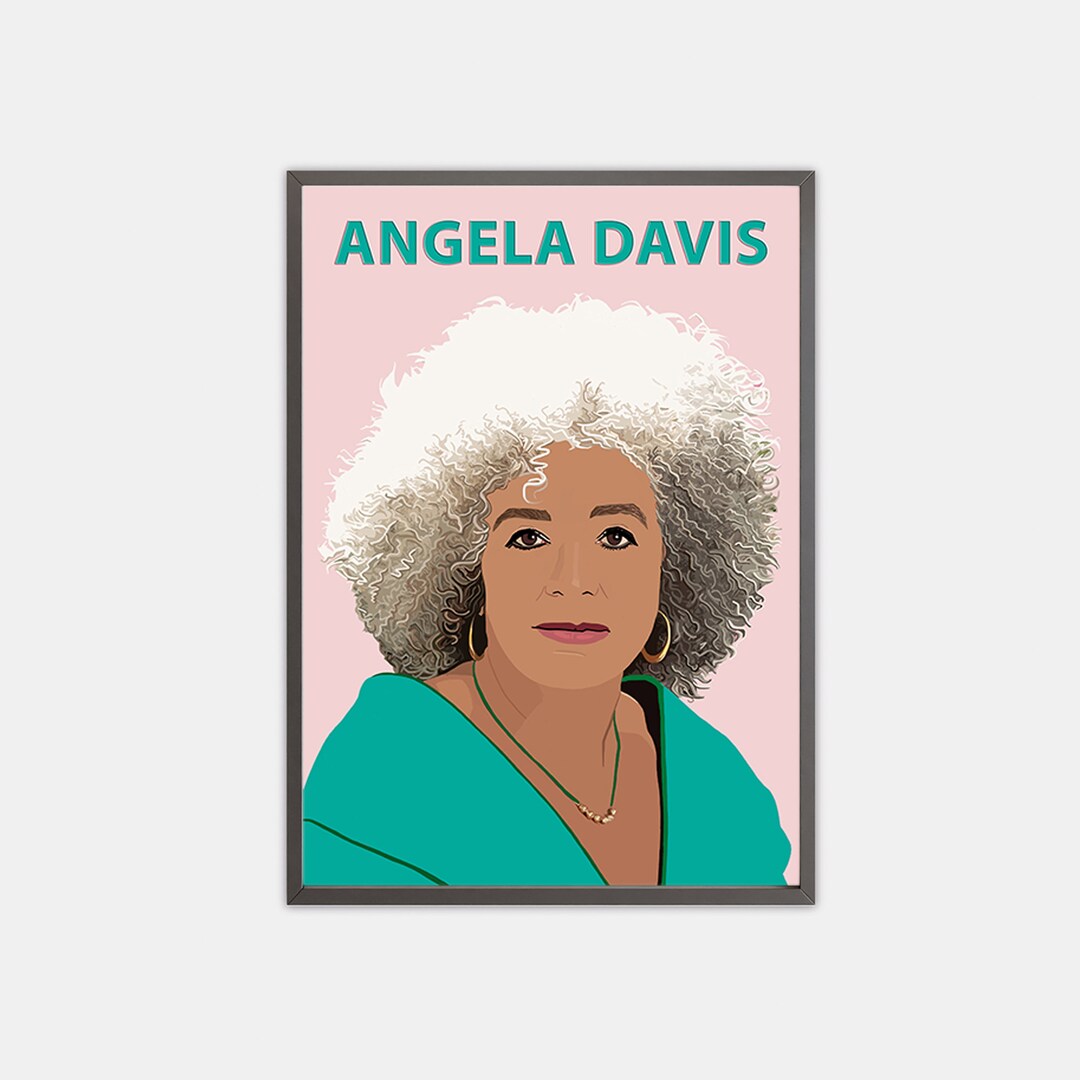 Angela Davis Art Print: Feminist Icon, Civil Rights Artwork - Etsy