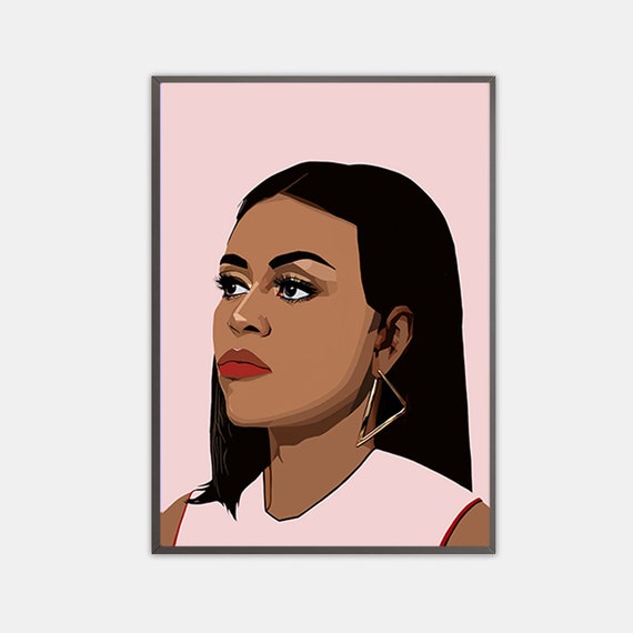 Michelle Obama Drawing