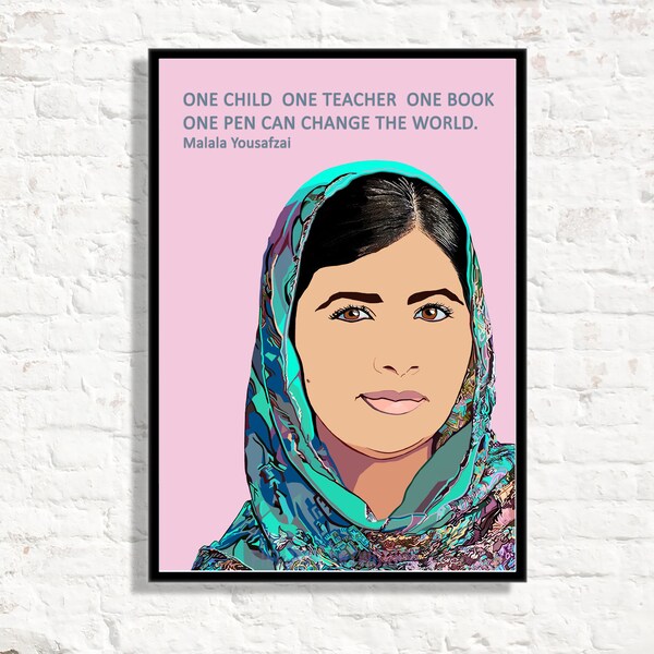 Malala Yousafzai - Etsy