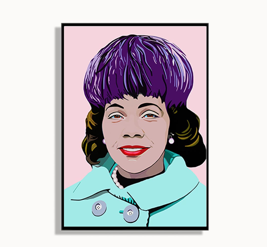 Coretta King Poster, Martin Luther Kings Wife, Civil Rights Movement ...