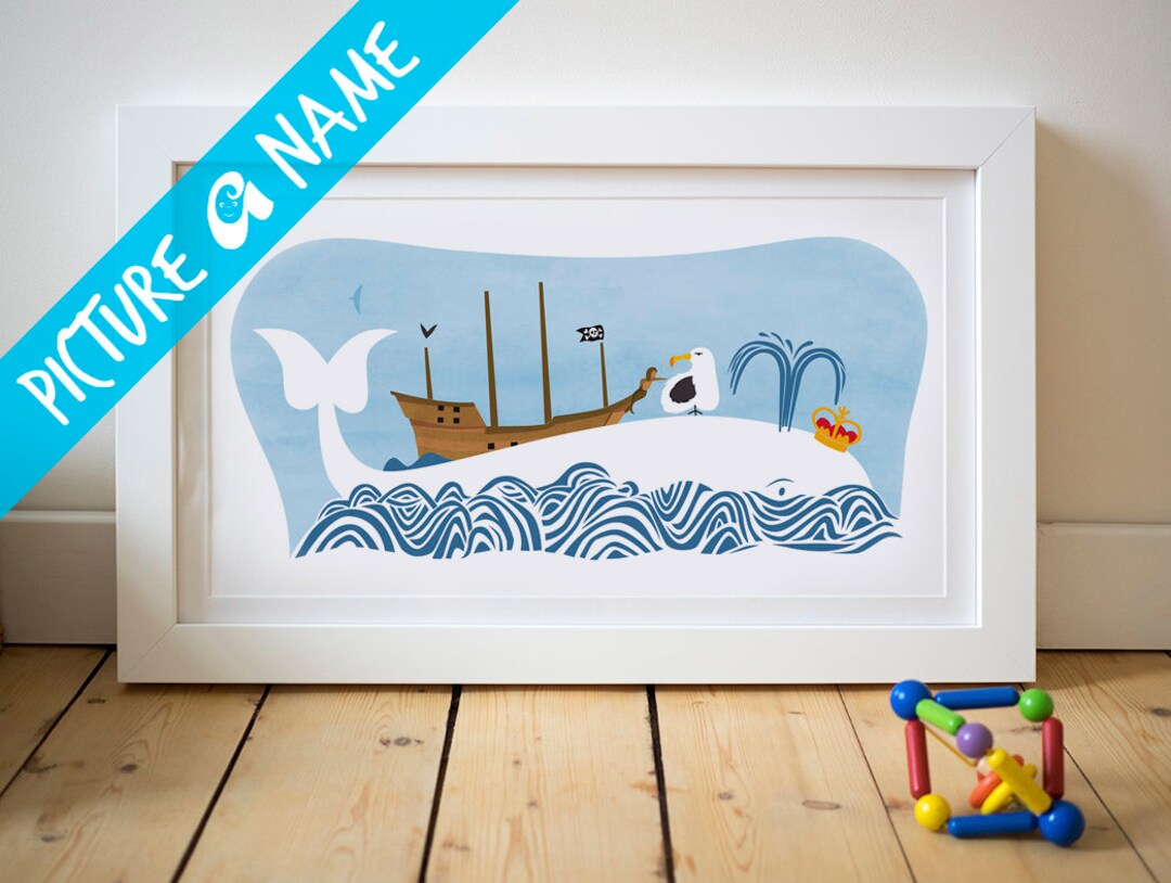 William Name Art New Baby Gift Baby Name Art Nursery Decor - Etsy