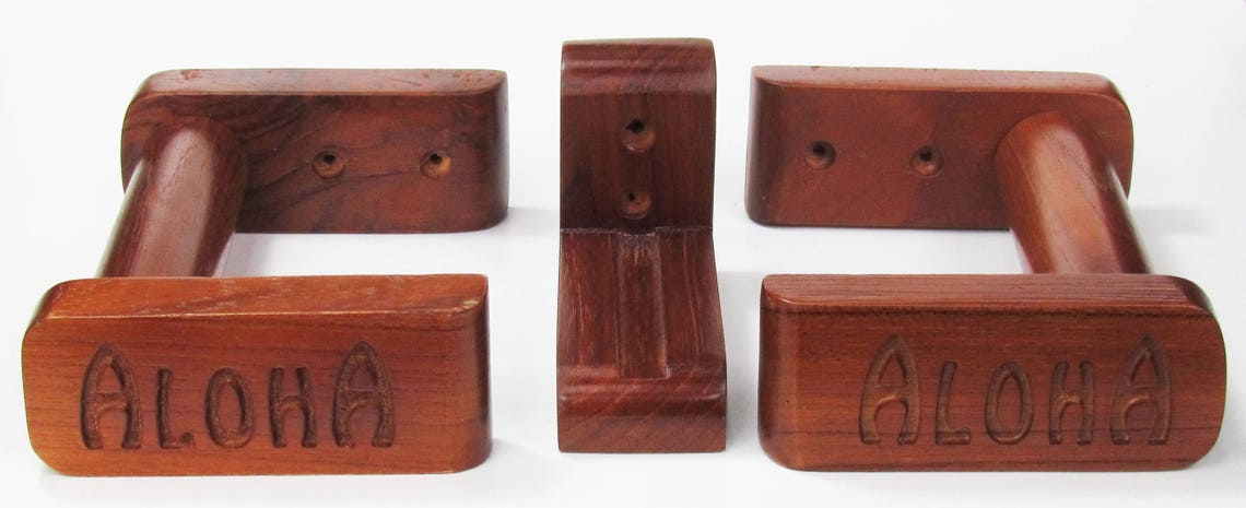 Vertical Carved aloha Wall Display Storage Racks - Etsy