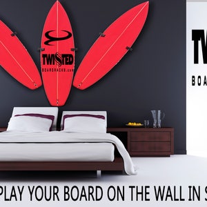 Vertical Carved "aloha" Wall Display Storage Racks Hangers 3pc Teak ...