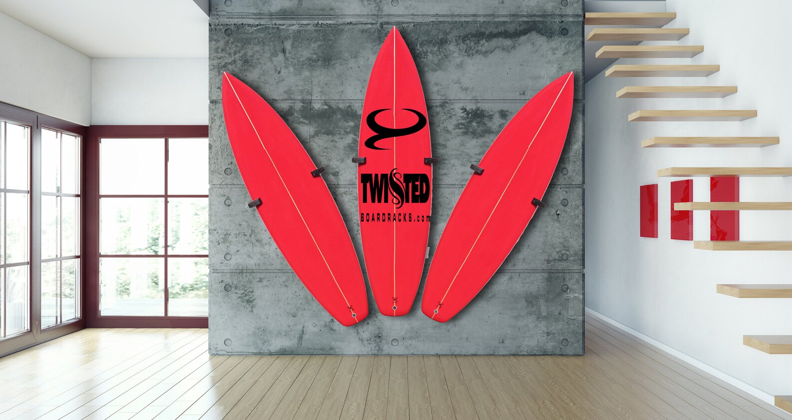 Vertical Carved aloha Wall Display Storage Racks - Etsy