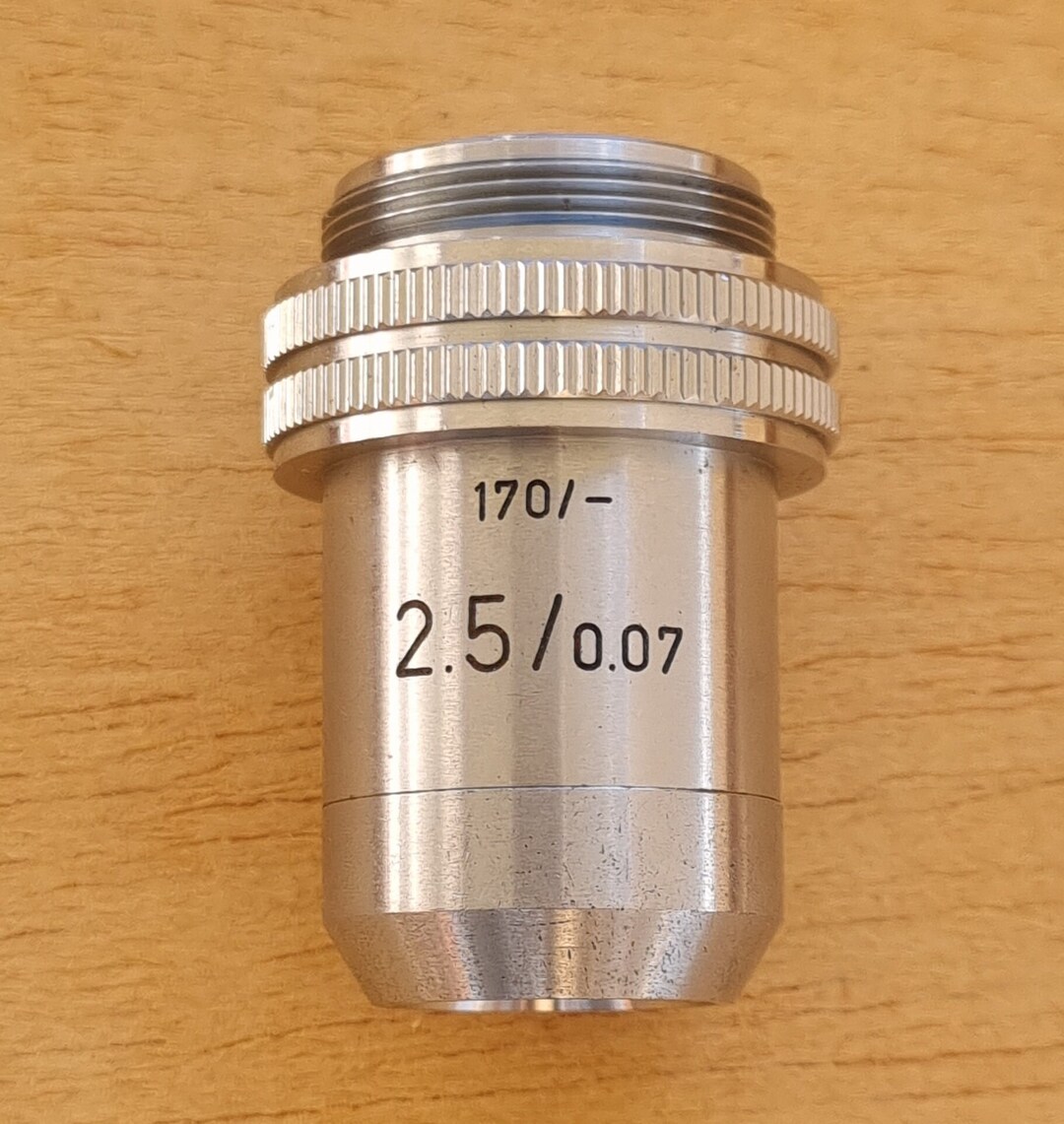 Rare Leitz Wetzlar Microscope Objective Pl 25 /0.50 170/0.17 - Etsy