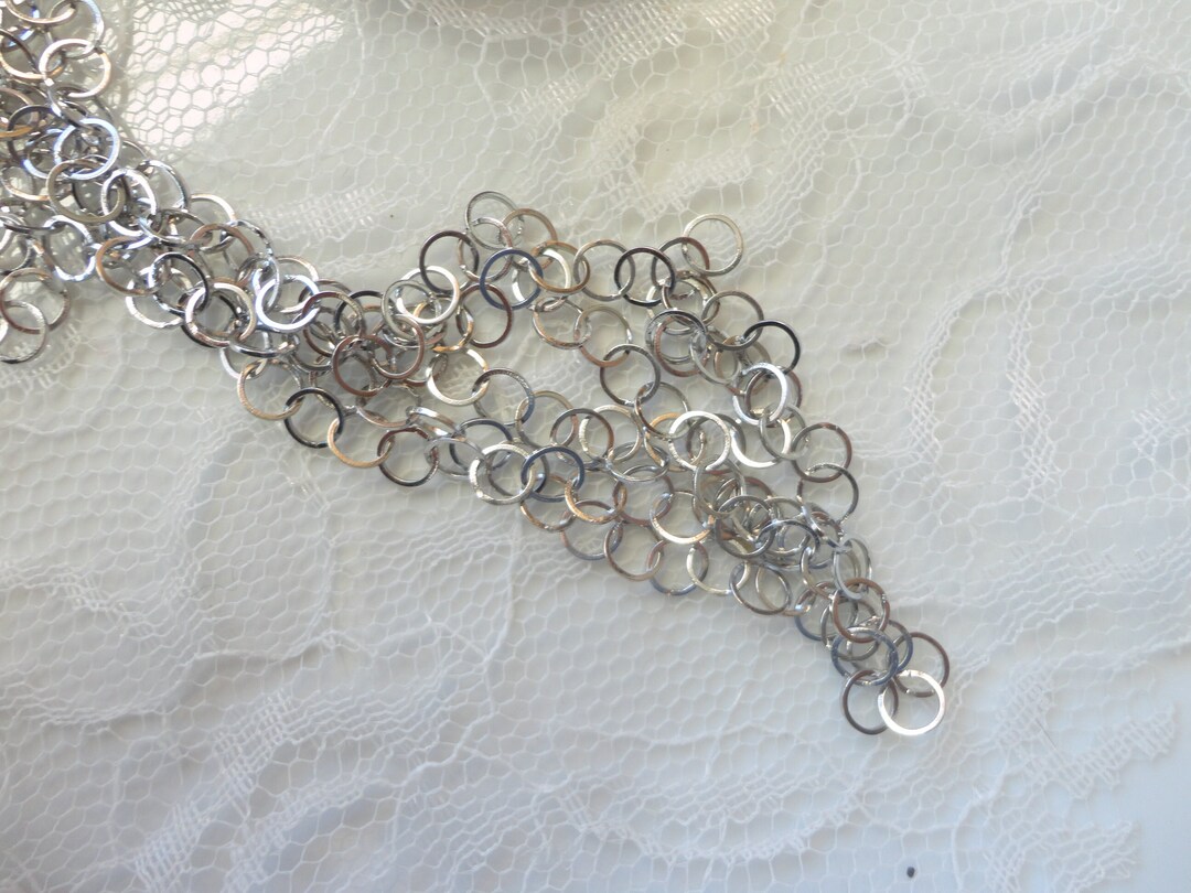 Silver Rolo Chain, Fancy Mesh Chain, Round Rings, Jewelry Findings ...