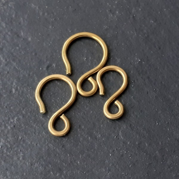 Brass S Hook Etsy